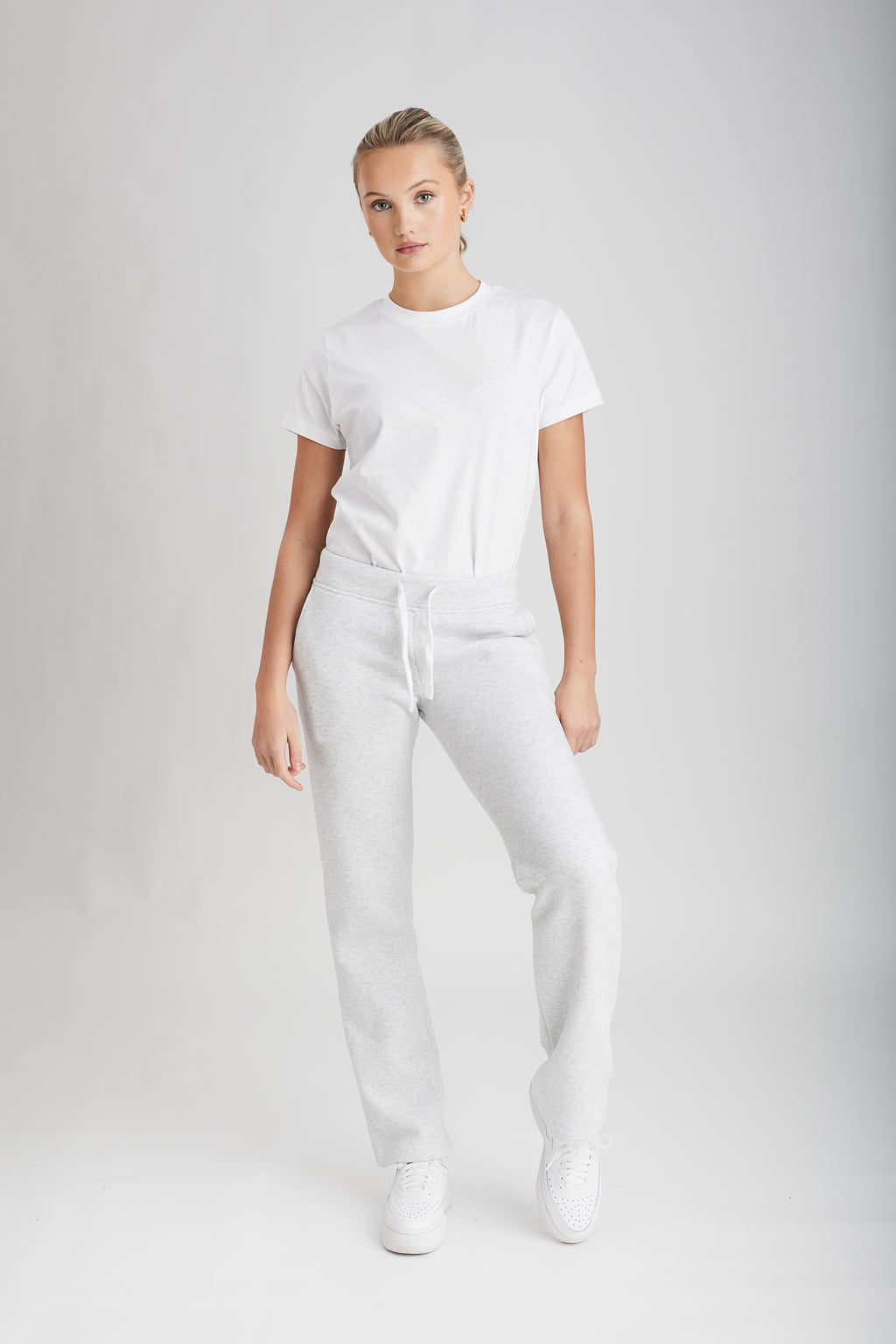 Girl Pants University Original Light Grey – Universitywear.no